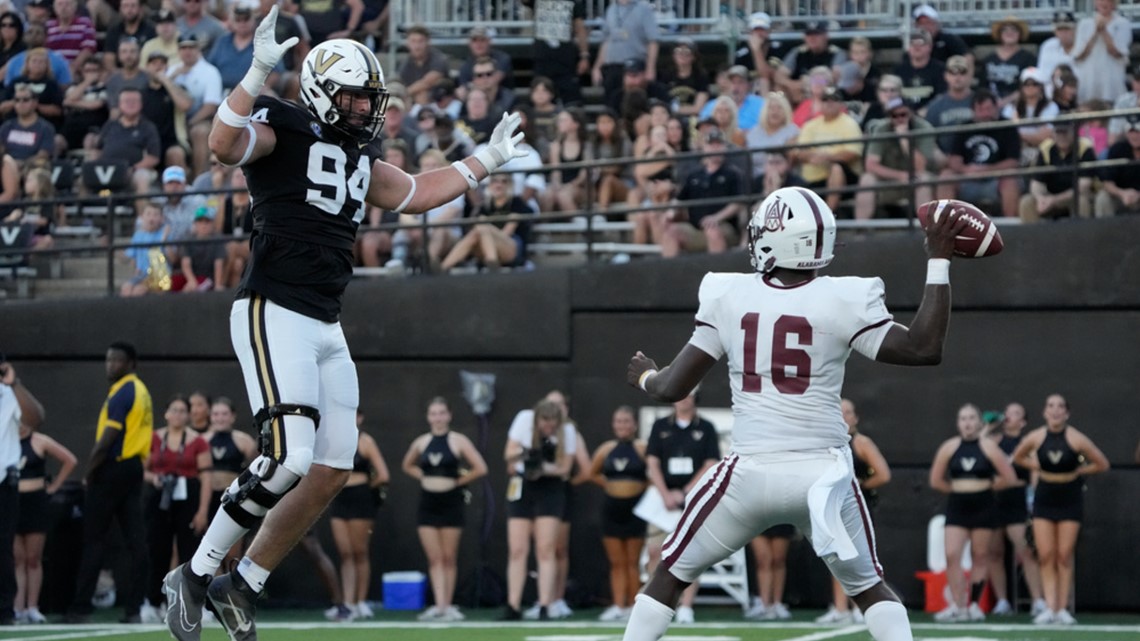 Swann throws 2 TD passes to Sheppard, Vanderbilt beats Alabama A&M 47 ...