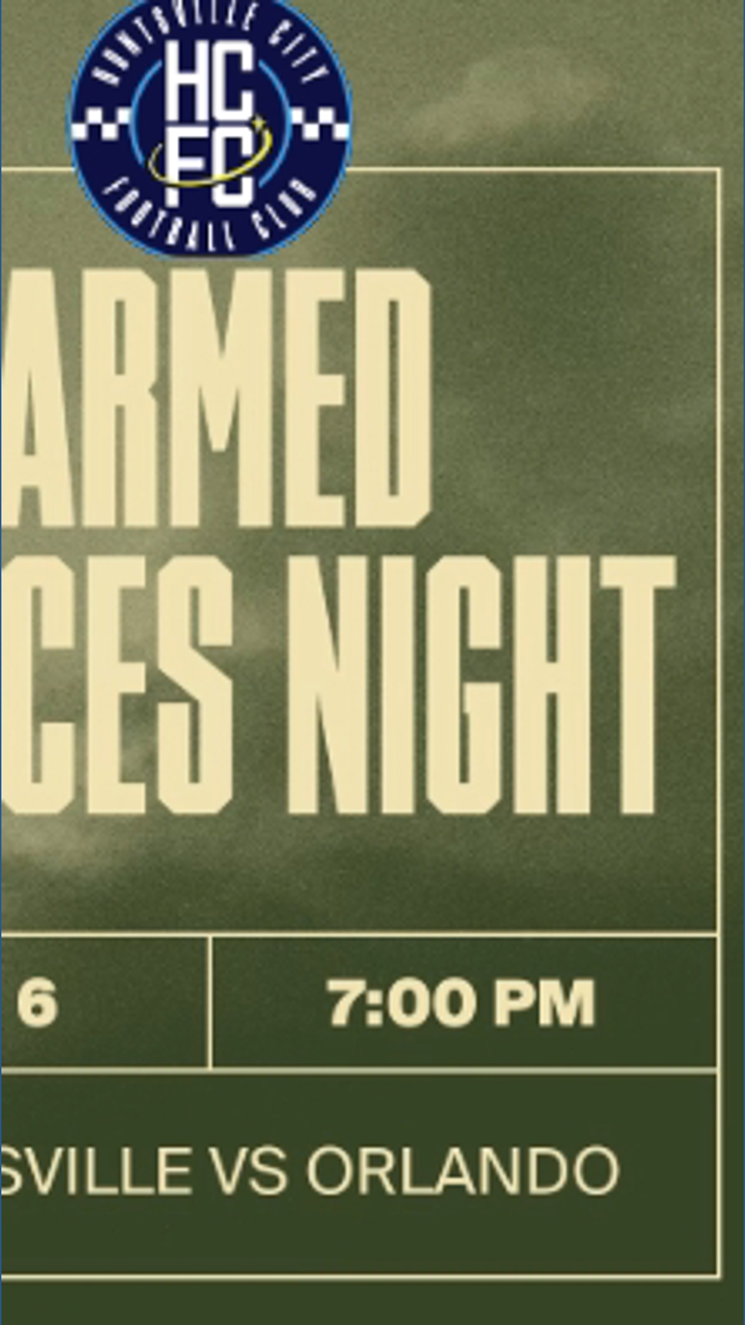 Huntsville City FC hosts Military Night June 6 | rocketcitynow.com