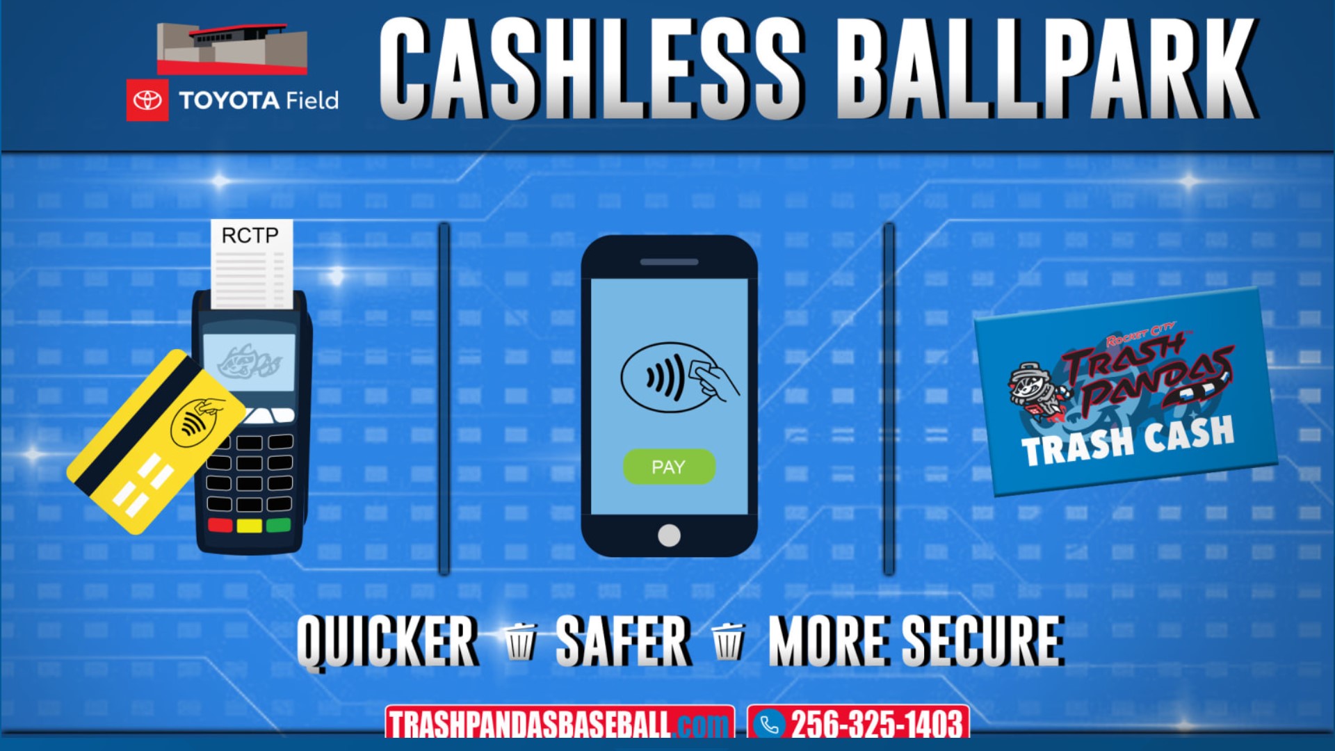 Toyota Field will be a cashless venue for Trash Panda games ...