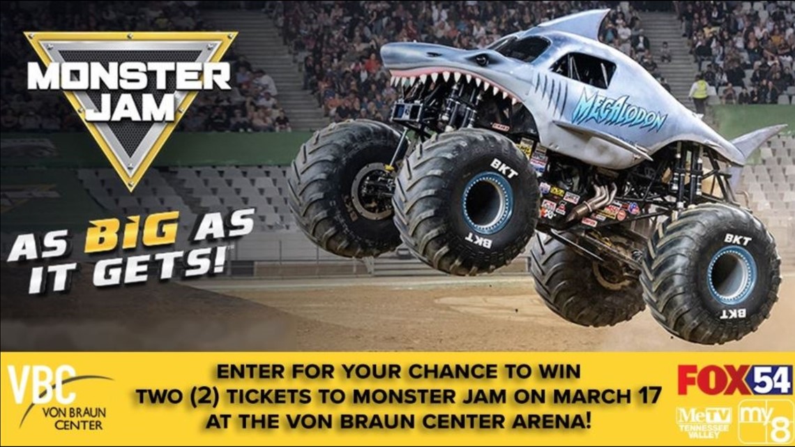 FOX54 Monster Jam Ticket Sweepstakes Huntsville | rocketcitynow.com