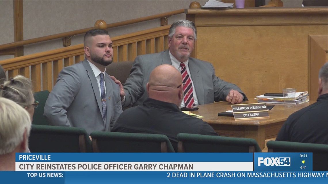 City of Priceville votes to reinstate Officer Garry Chapman ...