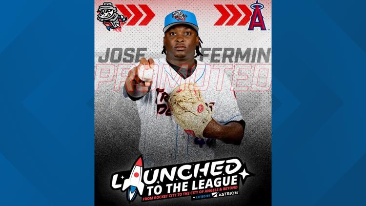 José Fermin promoted to LA Angels from Rocket City Trash Pandas ...
