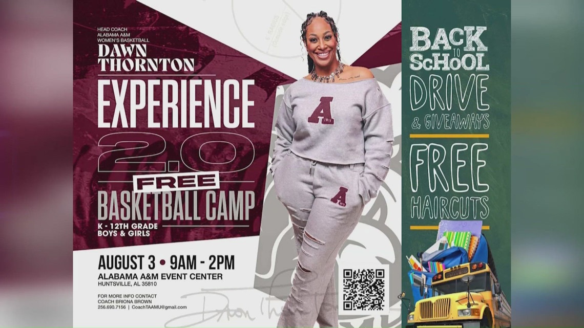 Dawn Thornton will host a free camp on Sunday, August 3rd ...