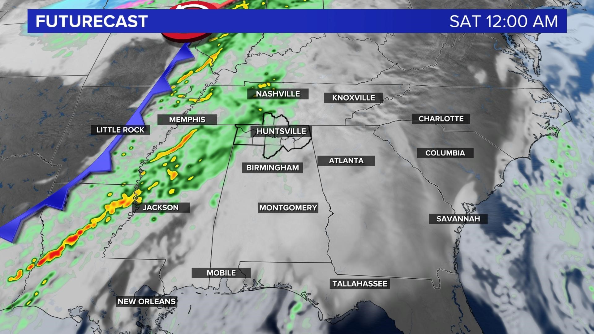 Saturday Rain Brings Sunday Sunshine | rocketcitynow.com