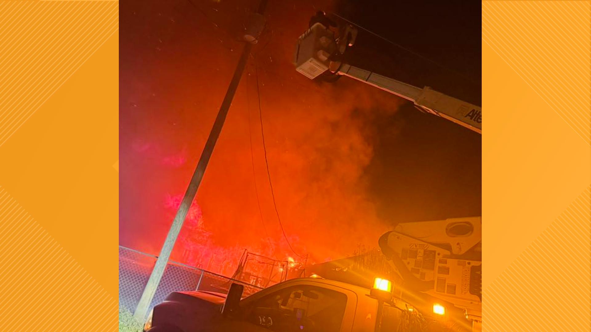 Multiple agencies respond to fire in Hatton | rocketcitynow.com