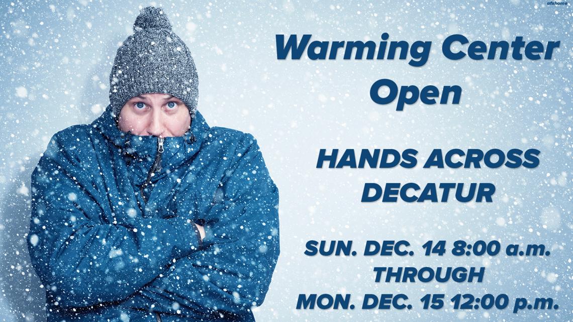 Hands Across Decatur opening warming center Sunday and Monday ...