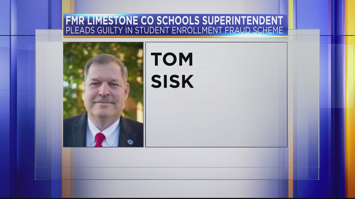 Former Limestone County Schools Superintendent Tom Sisk pleads guilty ...