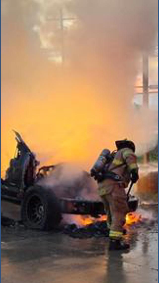 Firefighters contain vehicle fire at Harvest gas station ...