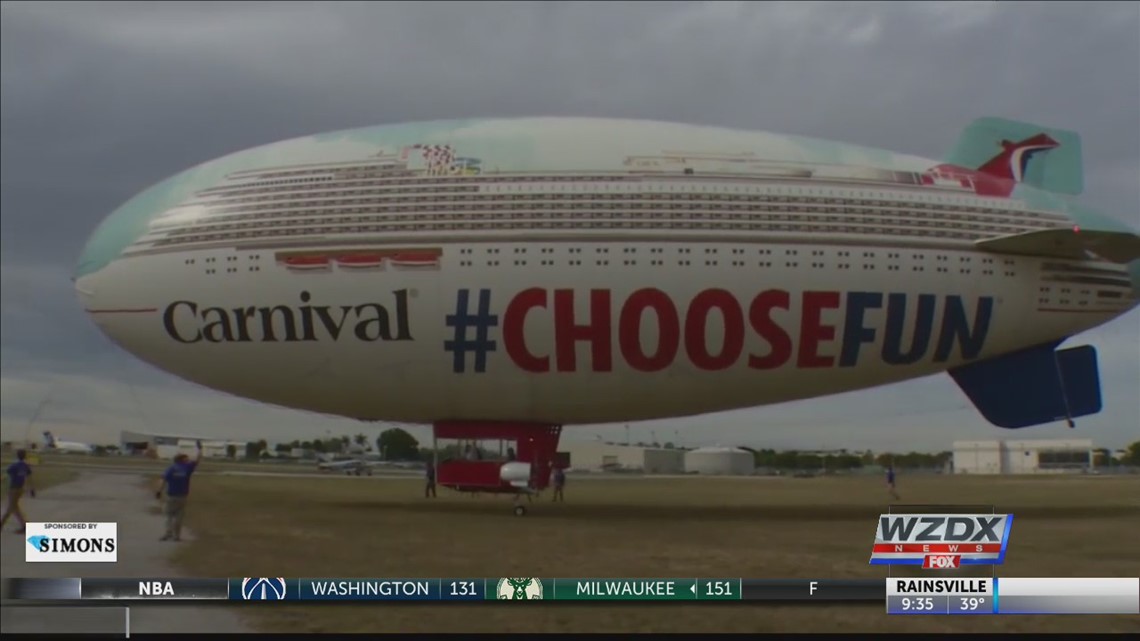 Best view of the Super Bowl? Carnival unveils blimp for Super Bowl LIV ...