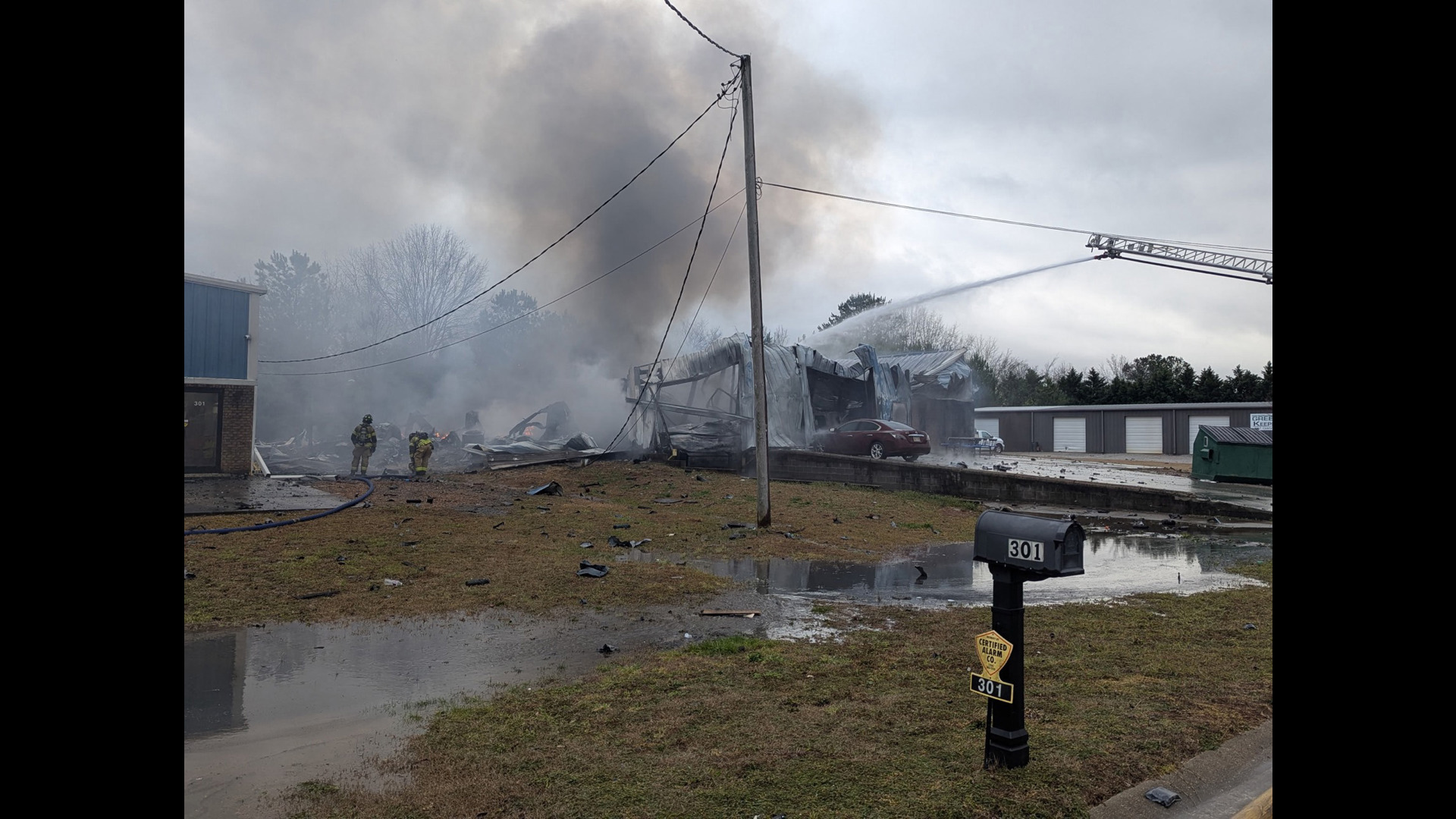 Large fireworks warehouse ablaze in Tuscumbia | rocketcitynow.com