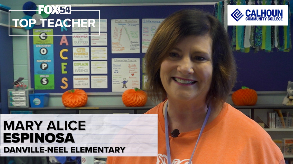 Mary Alice Espinosa is a FOX54 Top Teacher from Danville-Neel ...