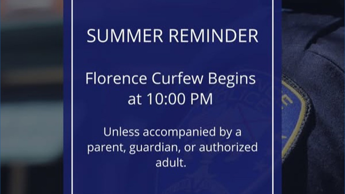 Florence police focused on summer curfew amid 'growing number of ...