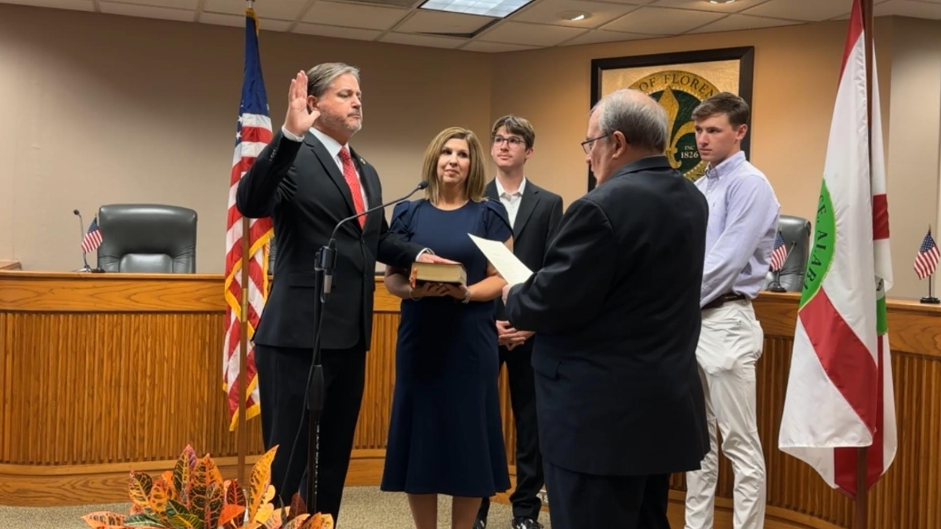 Florence swears in new mayor and city council members | rocketcitynow.com