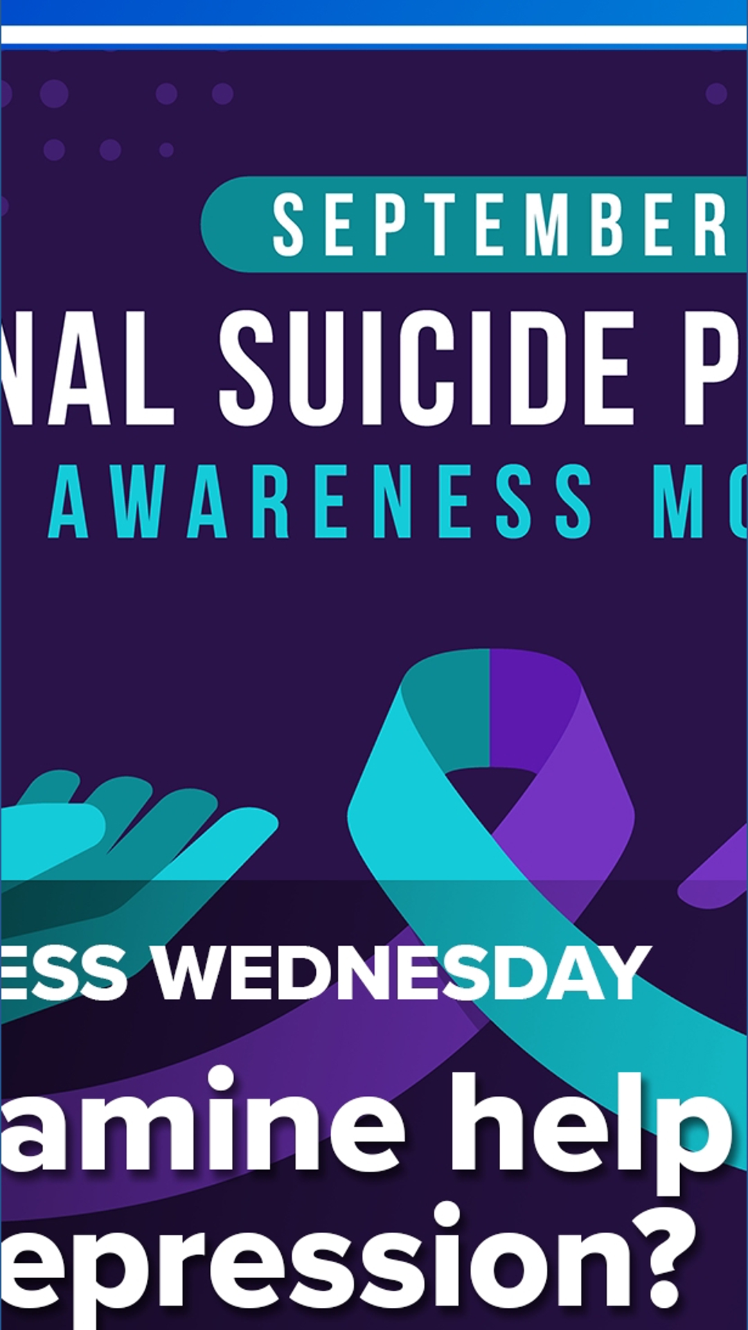 Wellness Wednesday: Suicide Prevention Month | How ketamine may treat ...