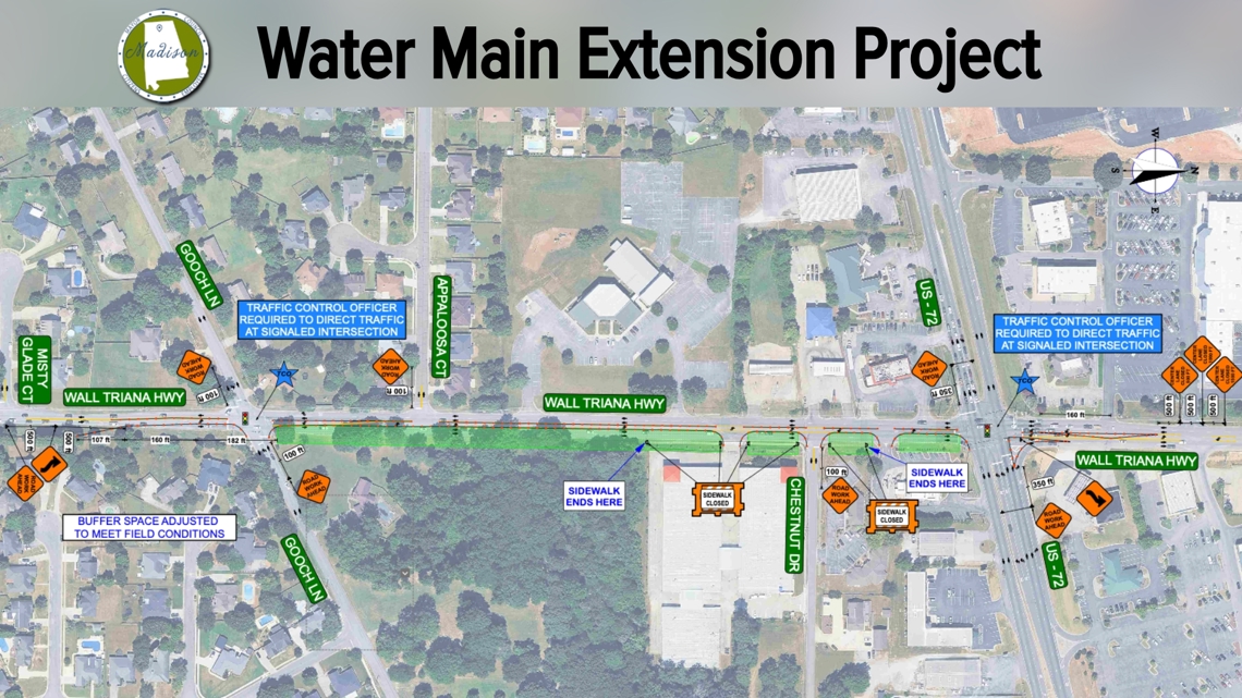 Madison Utilities starts Wall-Triana water main project | rocketcitynow.com
