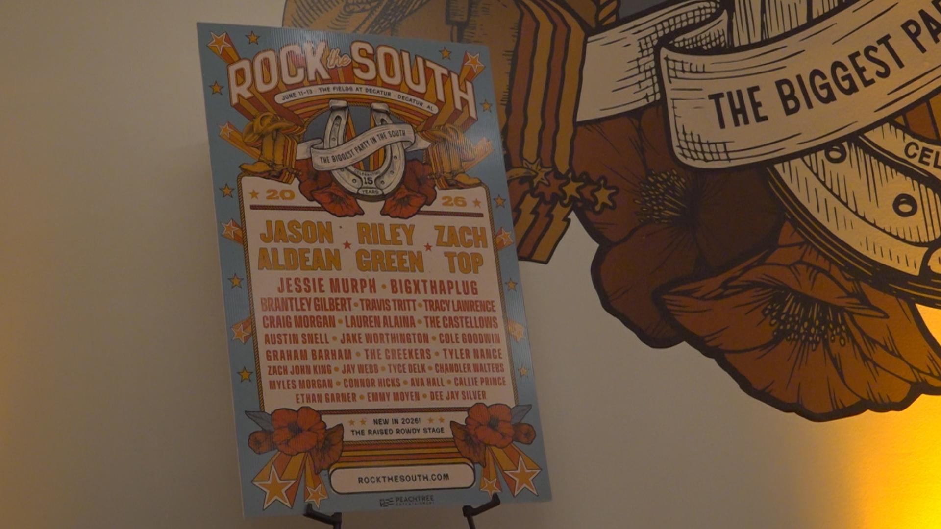 Rock the South 2026 lineup revealed | rocketcitynow.com