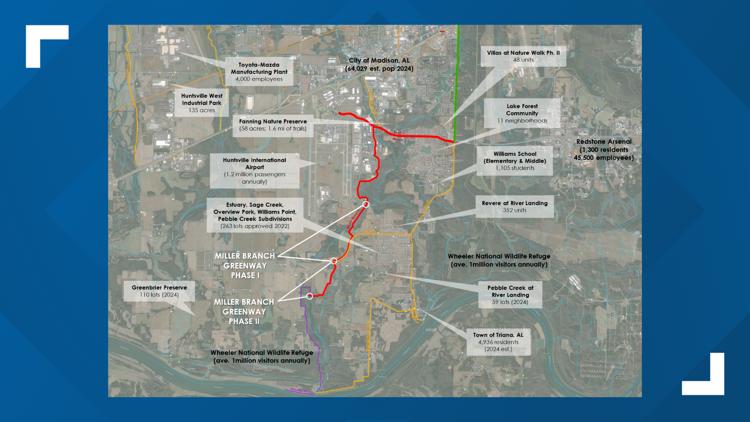 Huntsville City Council votes to extend greenway network ...