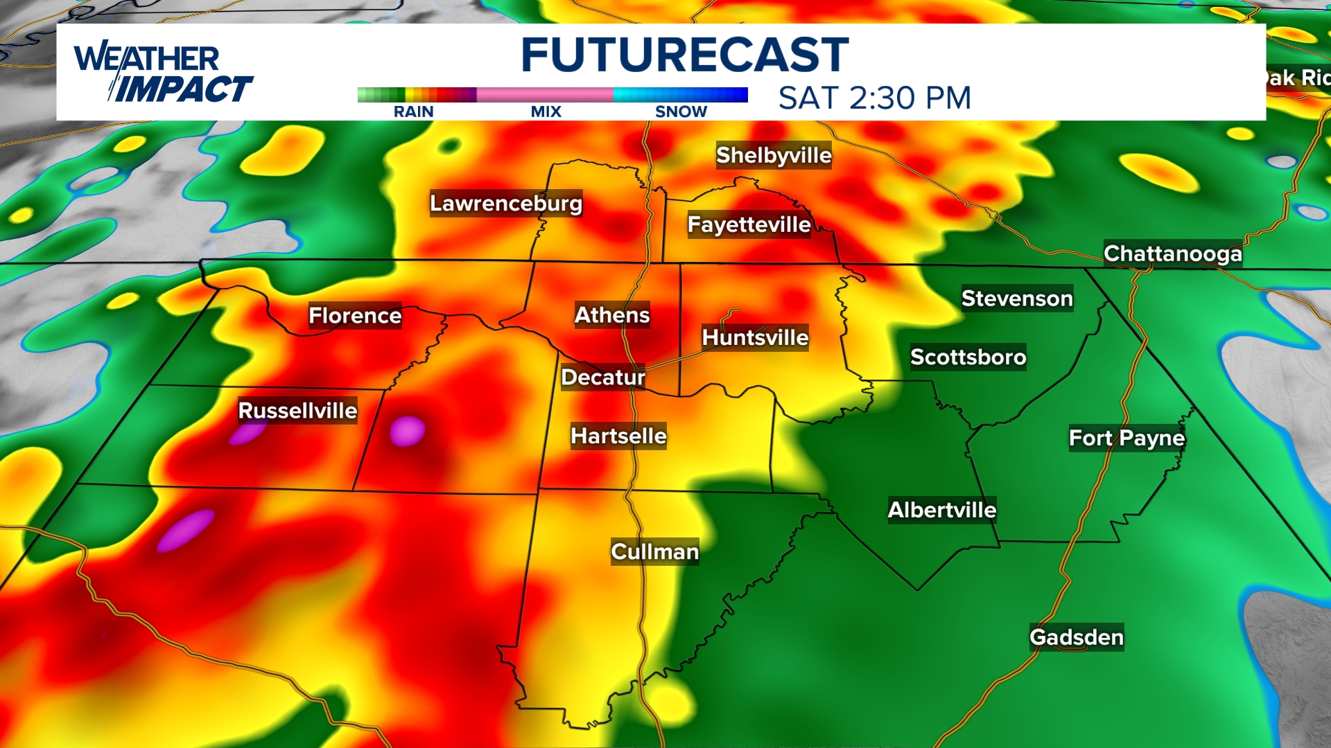 Severe weather looms: Tennessee Valley braces for storms and possible ...