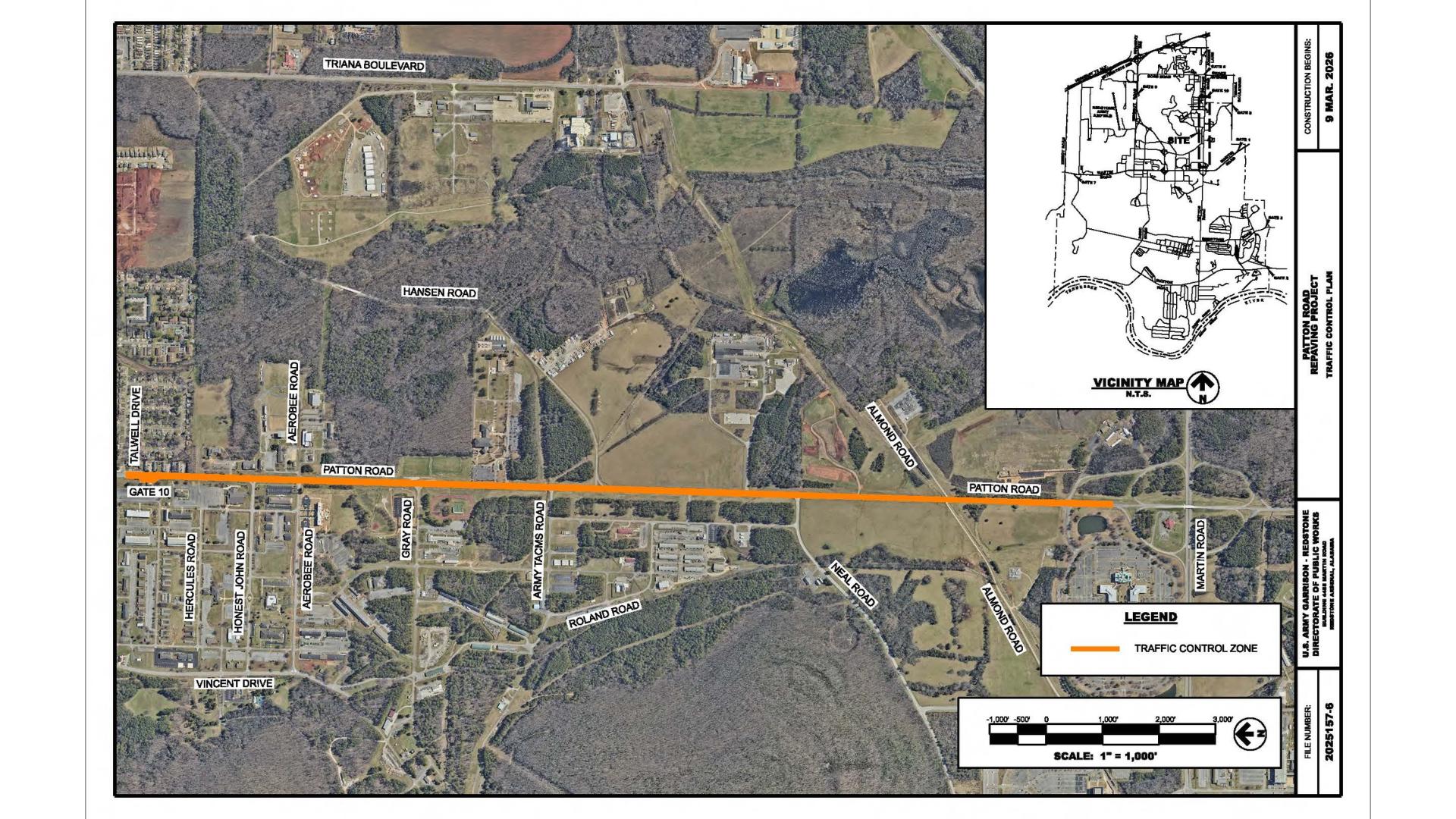 Traffic Impact Alert: Patton Rd. and Redstone Arsenal Gate 10 ...