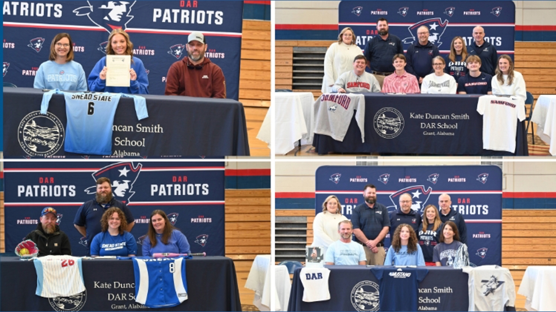 DAR High celebrates five student-athletes signing with colleges ...