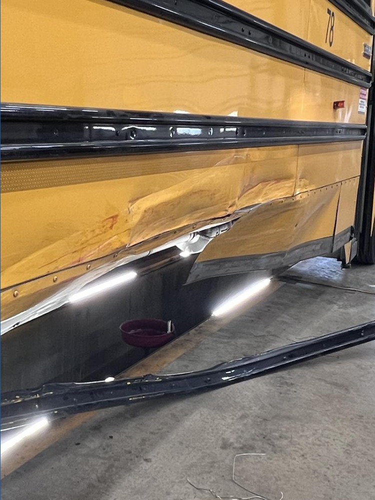 Decatur school bus suffers heavy damage in Friday accident; minimal ...