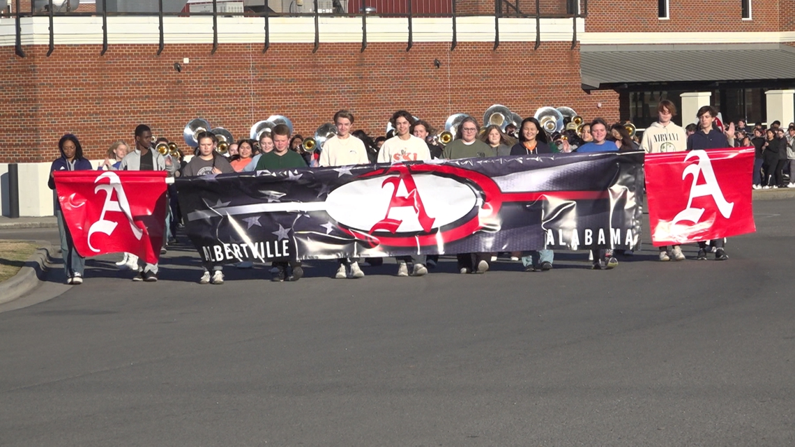 The Albertville High School Aggie Band is headed to Washington D.C ...