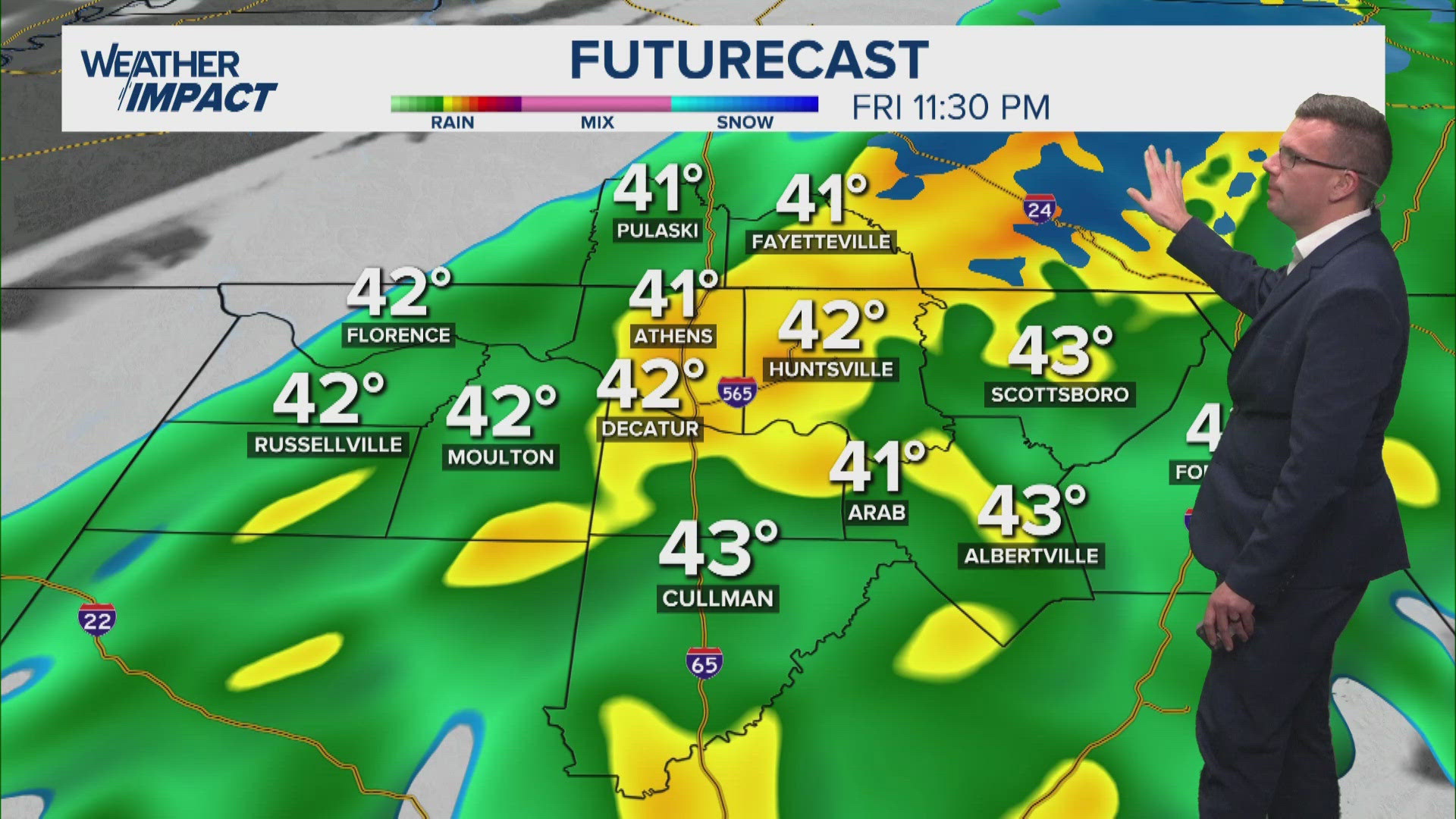 Rain Friday Night Before A Cold Weekend | rocketcitynow.com