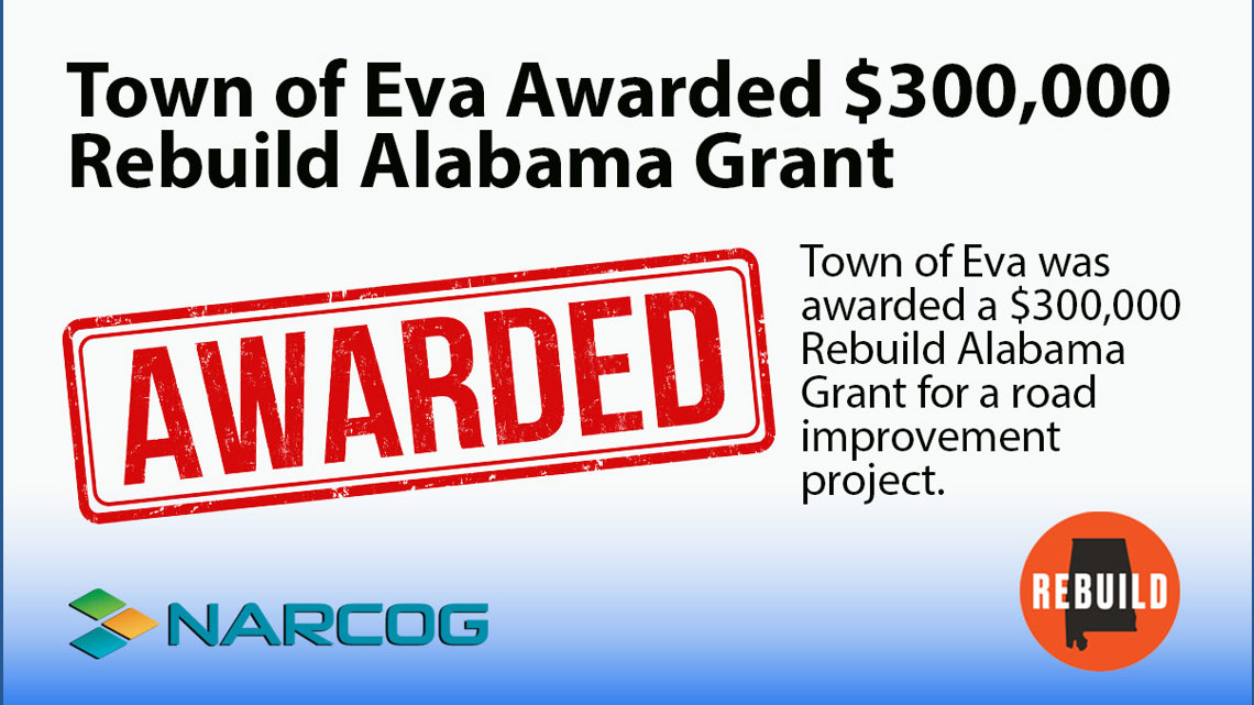 Town of Eva receives $300K grant for local road improvements ...