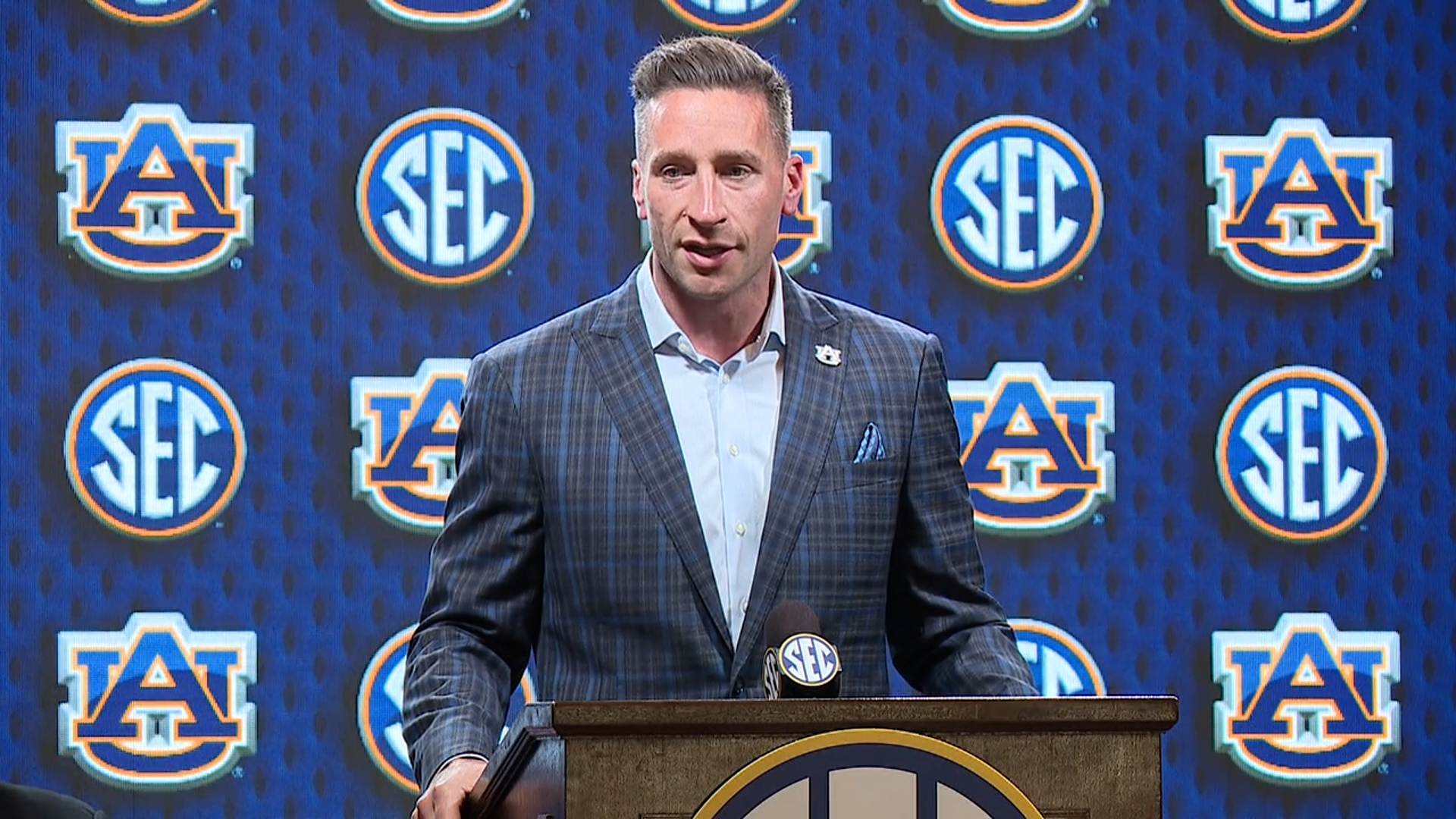 SEC Basketball Tip-Off ’26: Auburn men's head basketball coach Steven ...
