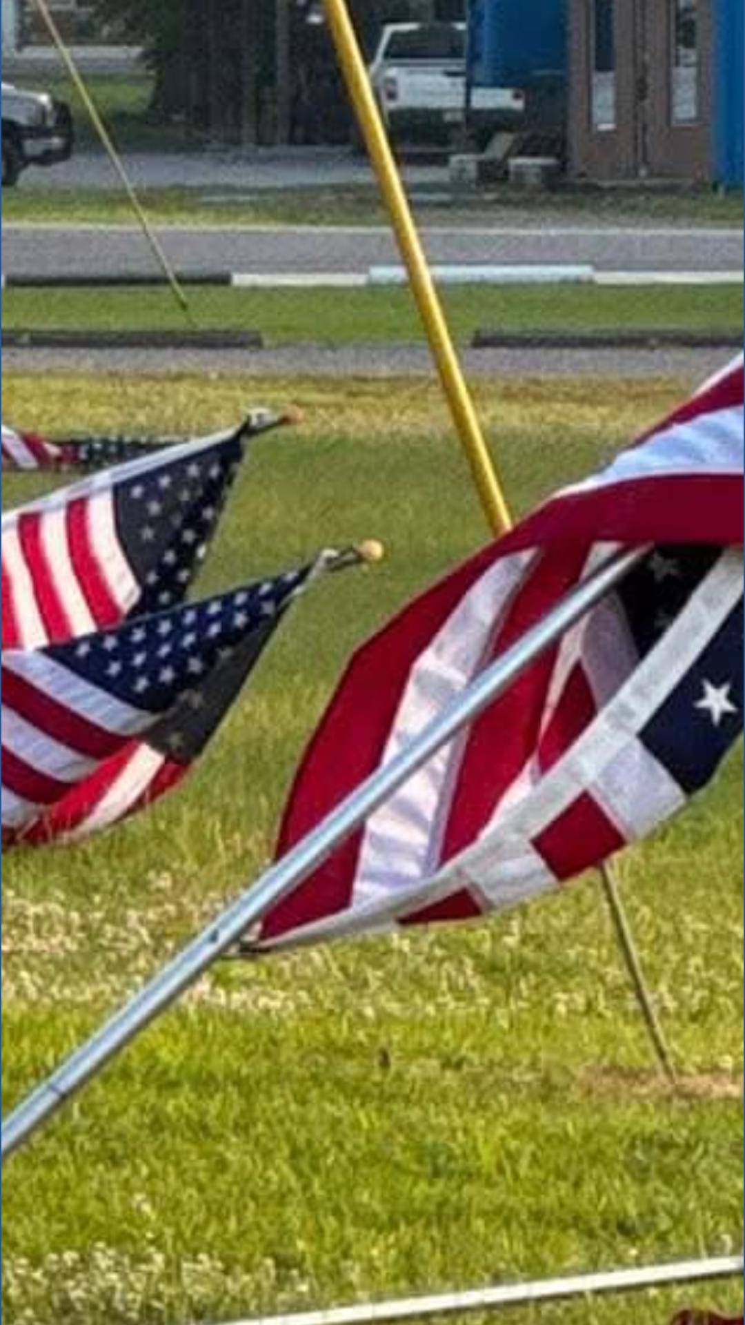 Vandalized flags spark dialogue in Eva, Alabama's close-knit community ...