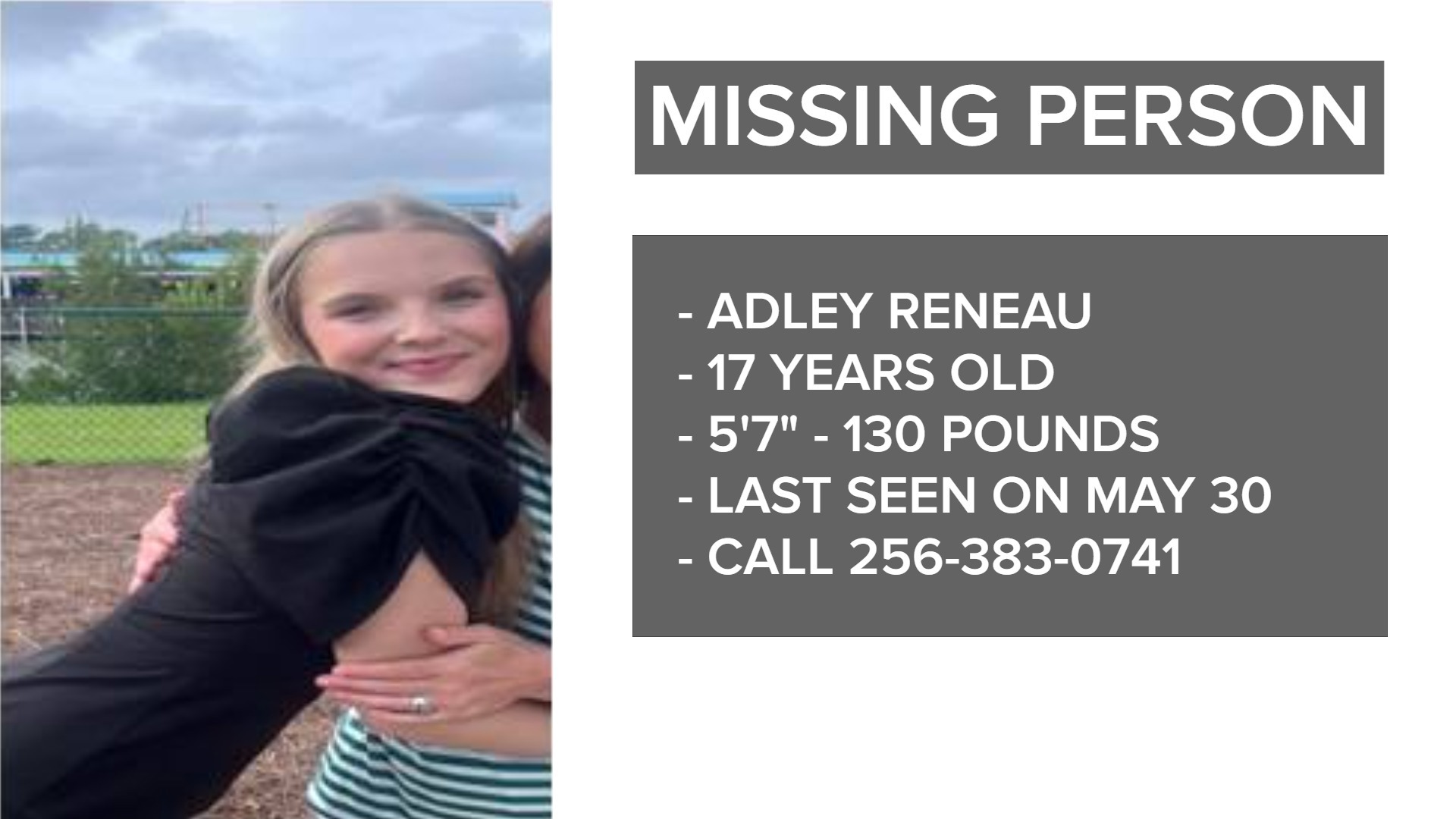 Sheriff's office shares information, photo of missing teenager ...