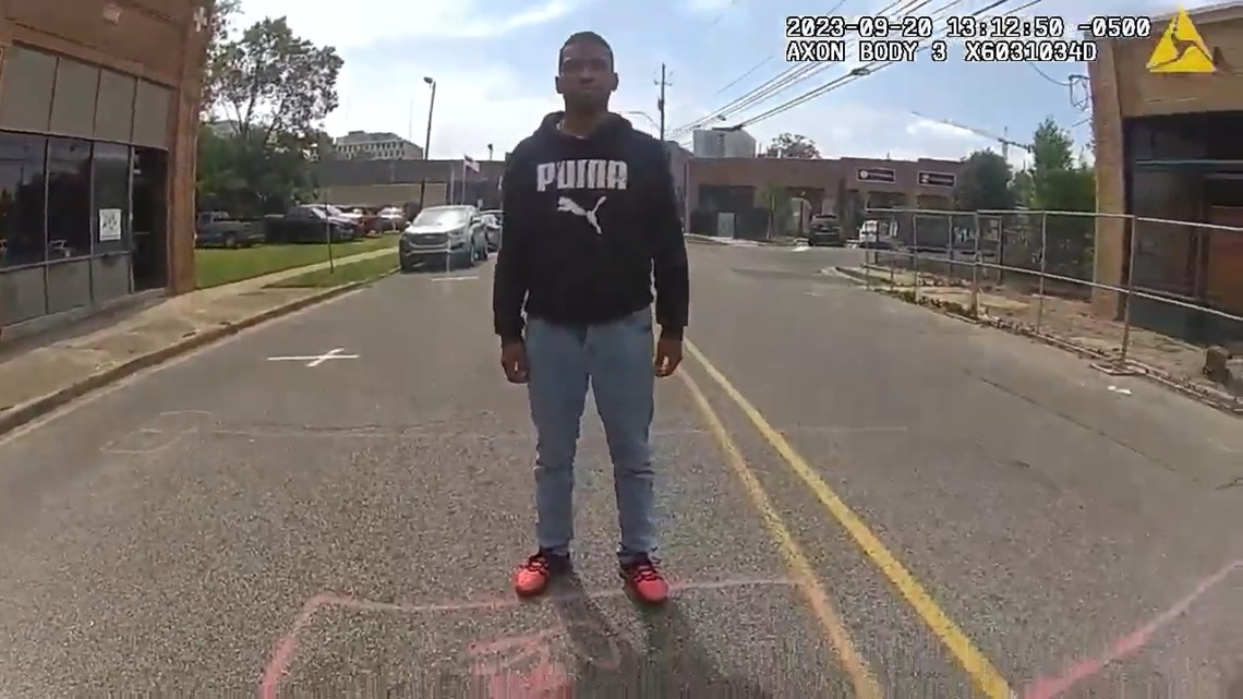 Caught on camera: Man spits on police during arrest | rocketcitynow.com