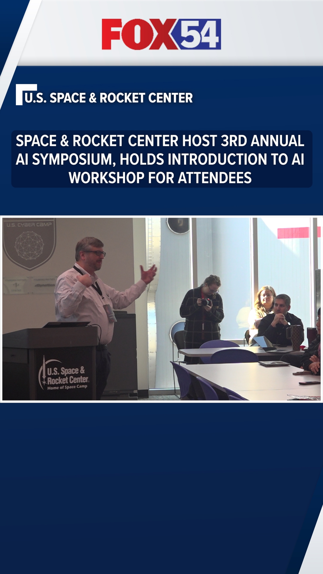 Space & Rocket Center hosts AI introduction workshop amid 3rd annual ...