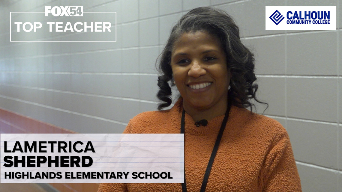Lametrica Shepherd is a FOX54 Top Teacher from Highlands Elementary ...