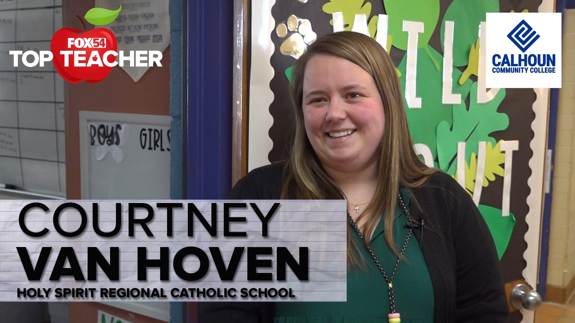 Courtney Van Hoven inspires students at Holy Spirit Regional ...