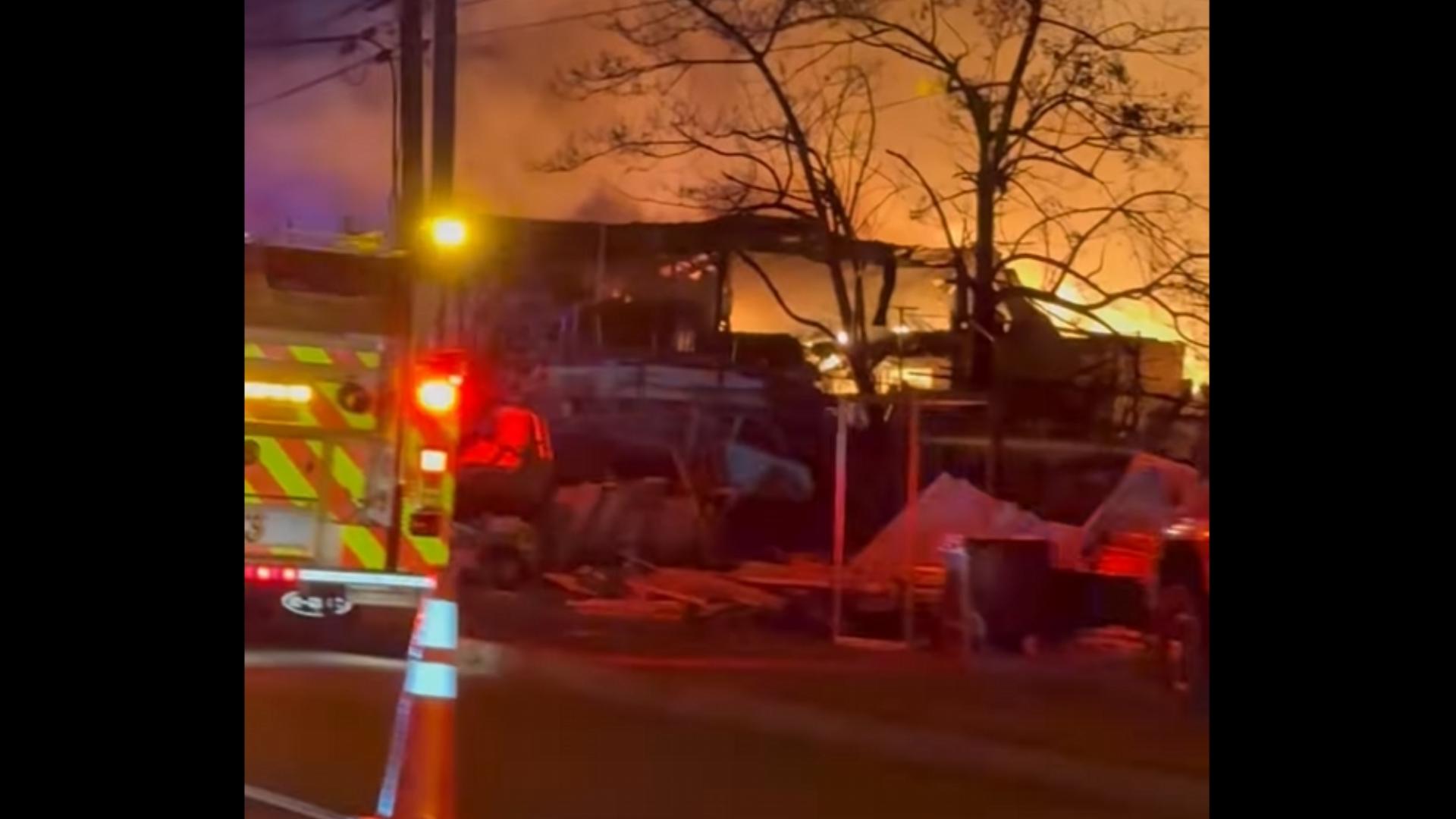 RAW: Morgan City Salvage fire | rocketcitynow.com