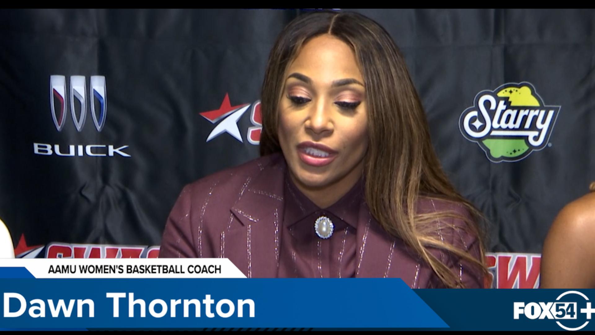 FULL: SWAC postgame interview with AAMU Coach Dawn Thornton | rocketcitynow.com