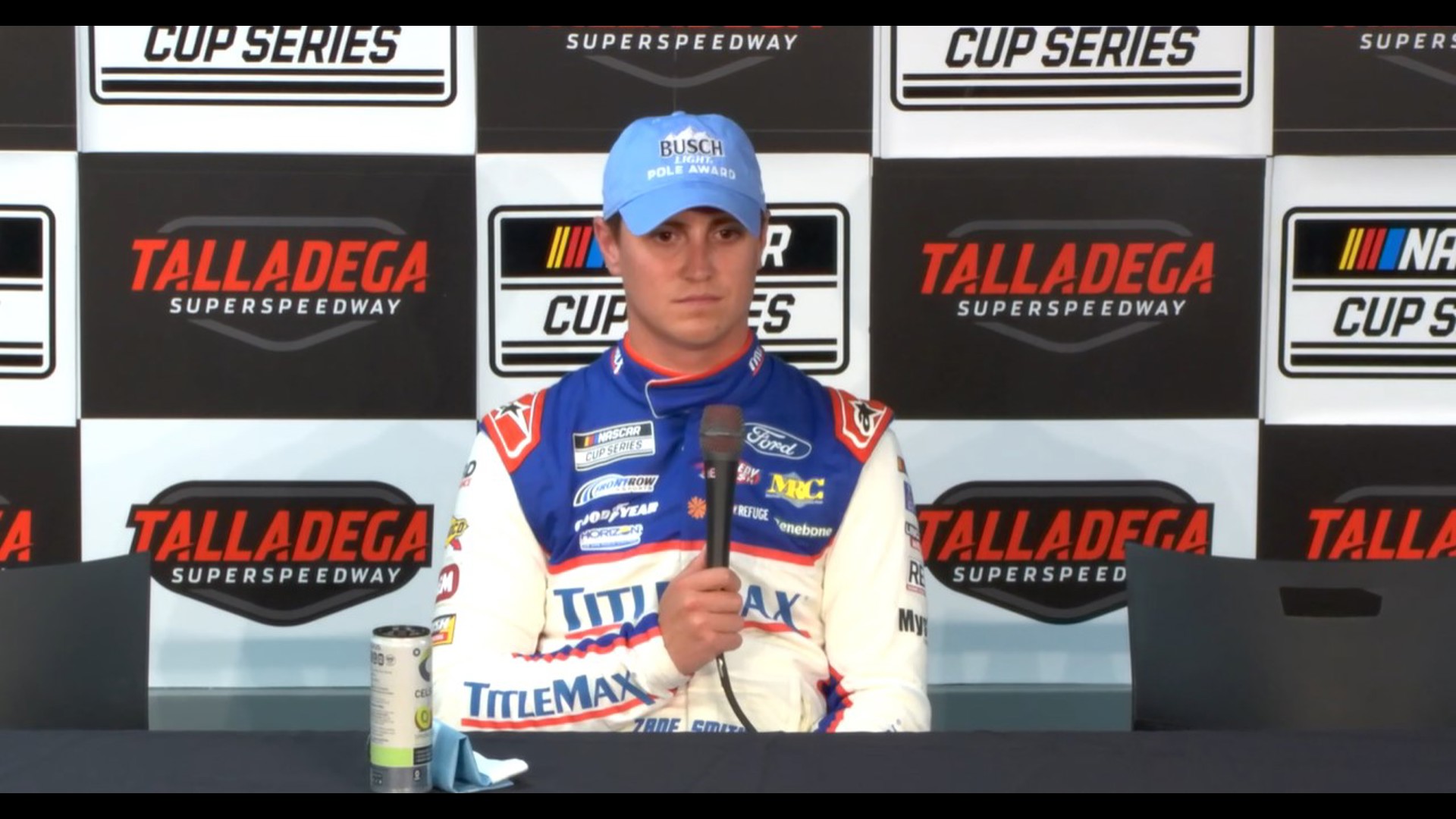 NCS Busch Pole Award Winner - Zane Smith (No. 38 Front Row Ford ...