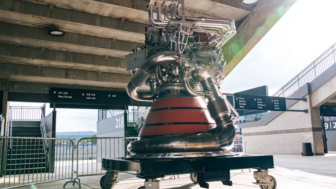 Joe Davis Stadium becomes home to NASA rocket engine | rocketcitynow.com