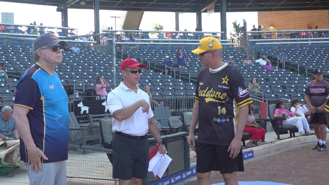 Local leaders take the field to honor armed forces at Toyota Field ...