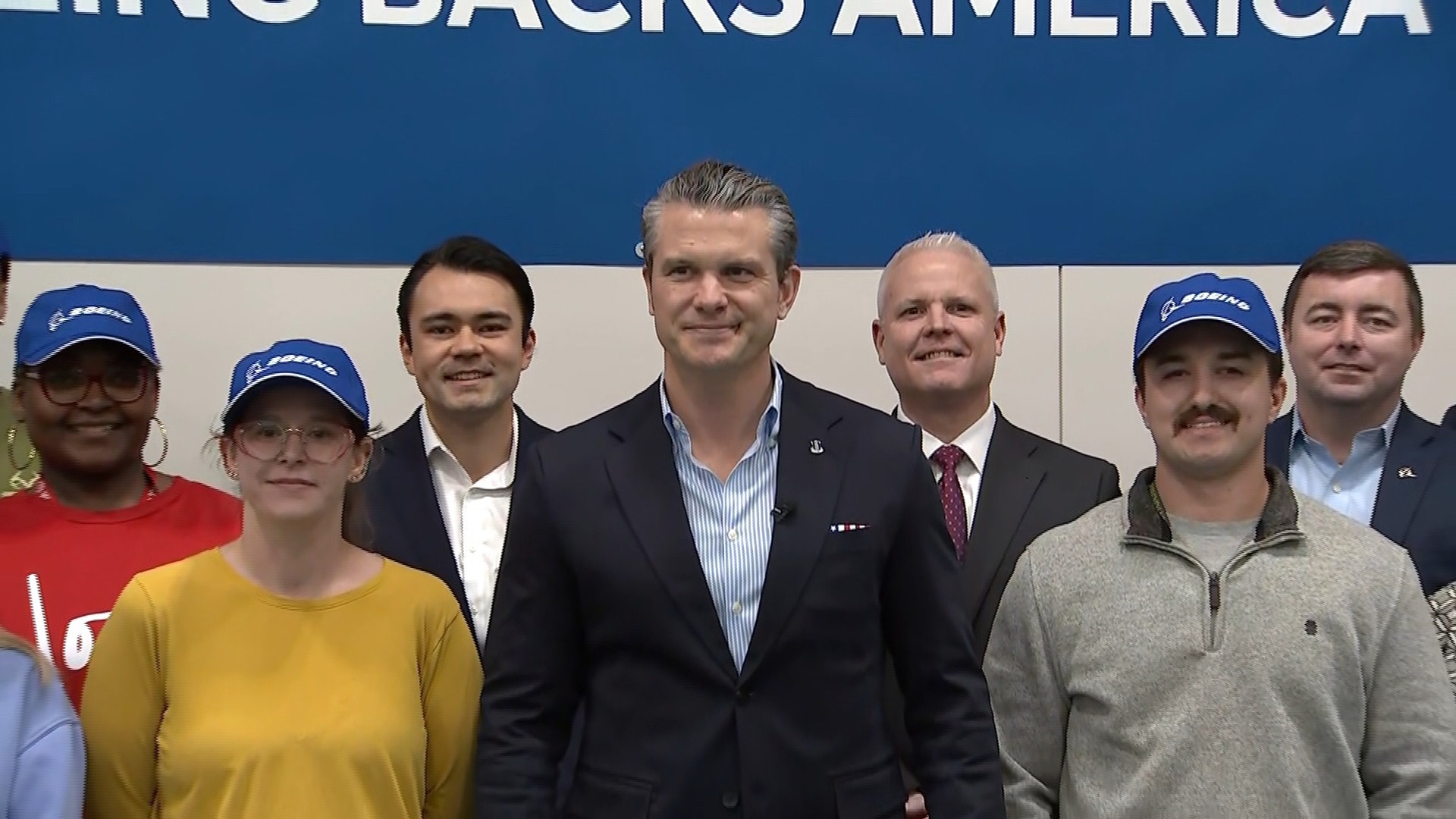 Secretary of War Hegseth meets with Boeing workers in Huntsville ...