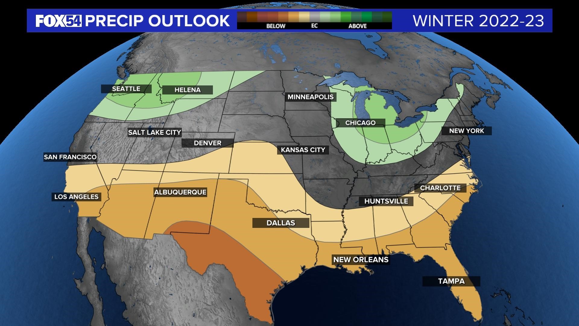 NOAA's CPC Predicts Warmer, Drier Winter for the South | rocketcitynow.com