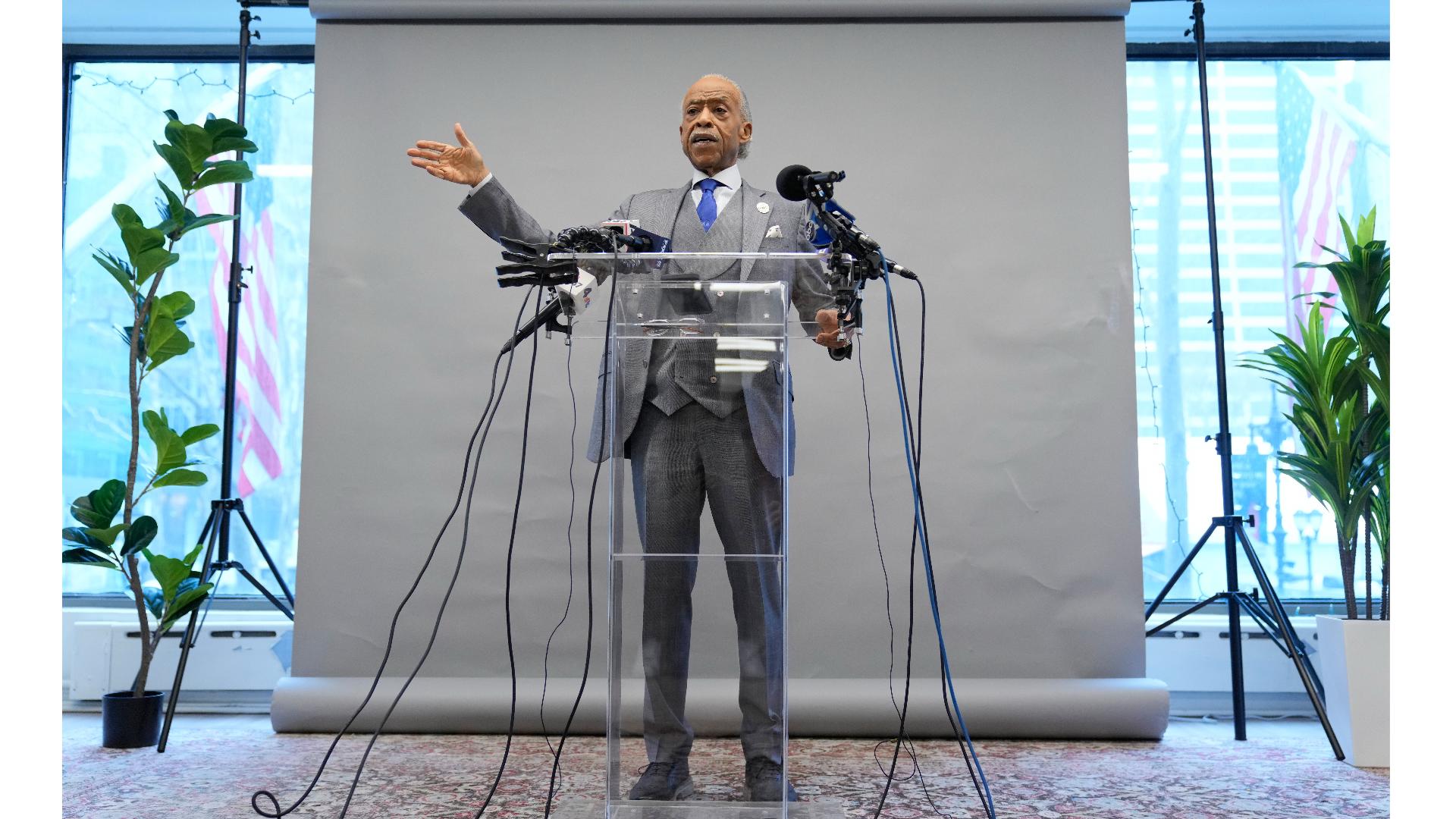Rev. Al Sharpton speaks about the long friendship he had with Rev ...