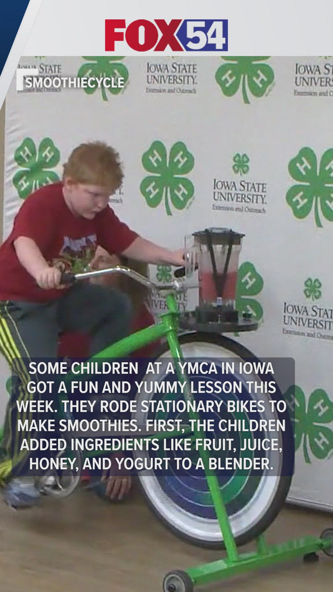 SMOOTHIECYCLE: Kids make smoothies by riding a bike! | rocketcitynow.com
