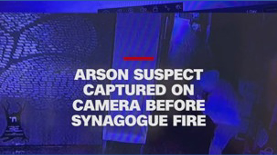 Synagogue arson suspect caught on cam | rocketcitynow.com