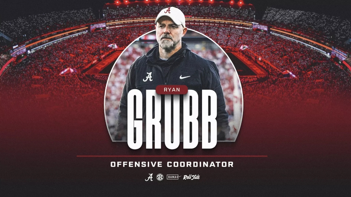 Alabama adds veteran NFL coordinator Ryan Grubb to coaching staff ...