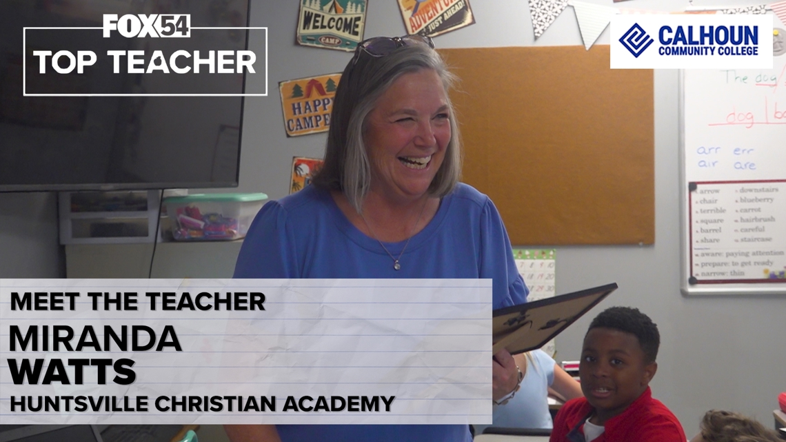 MEET THE TEACHER: Miranda Watts is a FOX54 Top Teacher from Huntsville ...