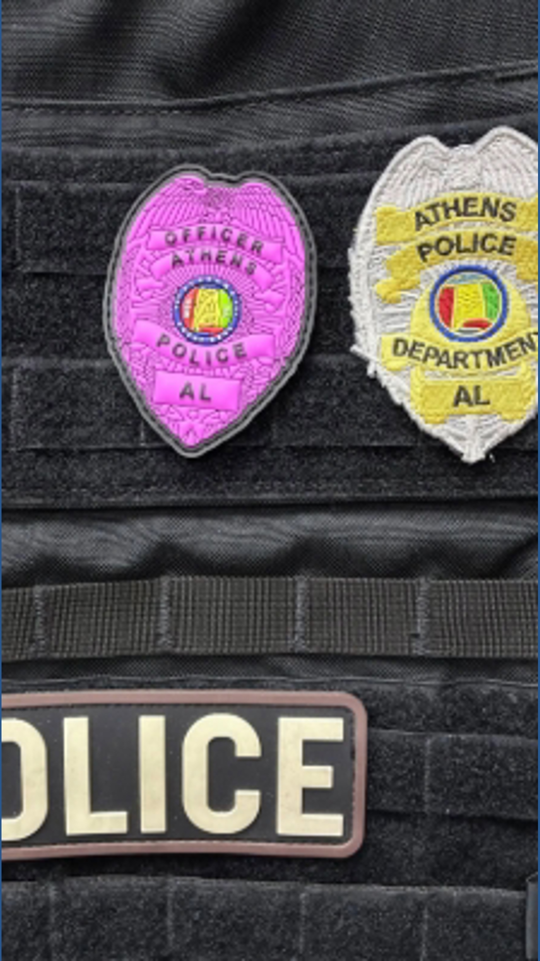 Athens Police Support Breast Cancer Awareness with Pink Badges ...