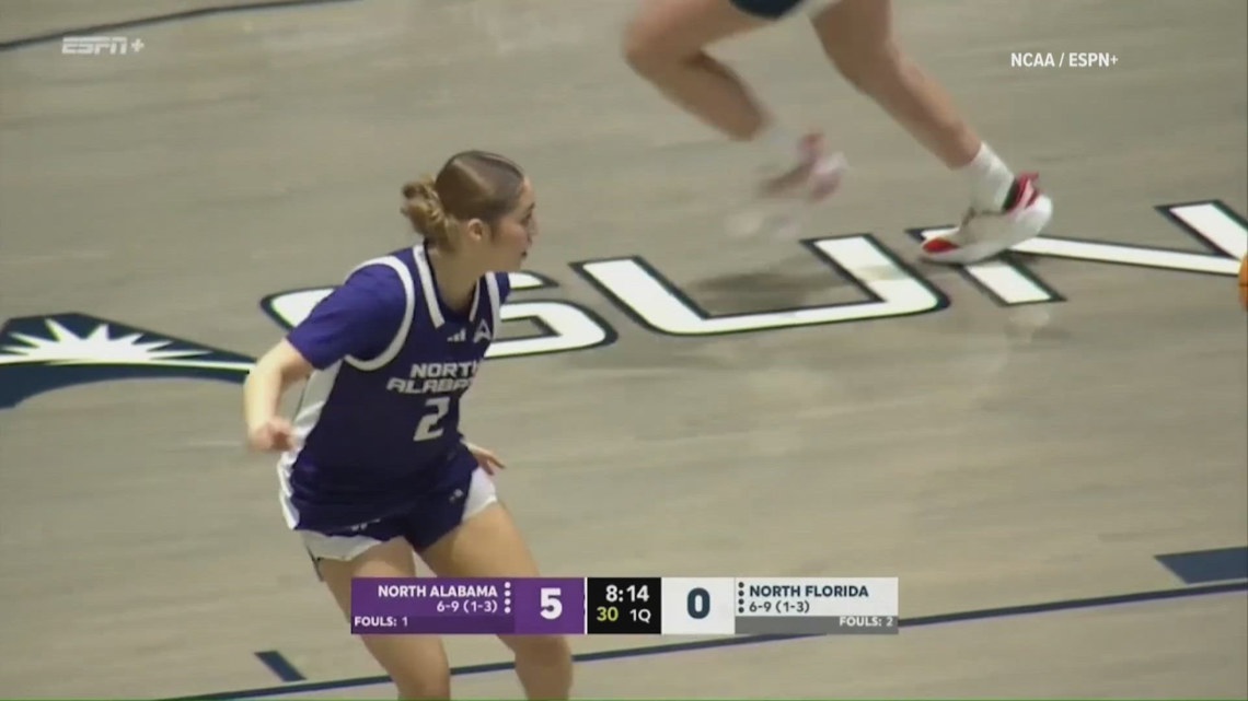 UNA Women's Basketball tops North Florida, 56-54 | rocketcitynow.com