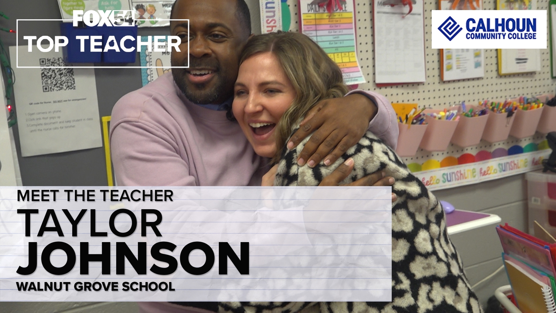 Taylor Johnson is a FOX54 Top Teacher from Walnut Grove School ...